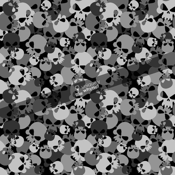 Pattern Craft Vinyl, HTV and Sublimation Paper - Skull Camouflage 01 ...
