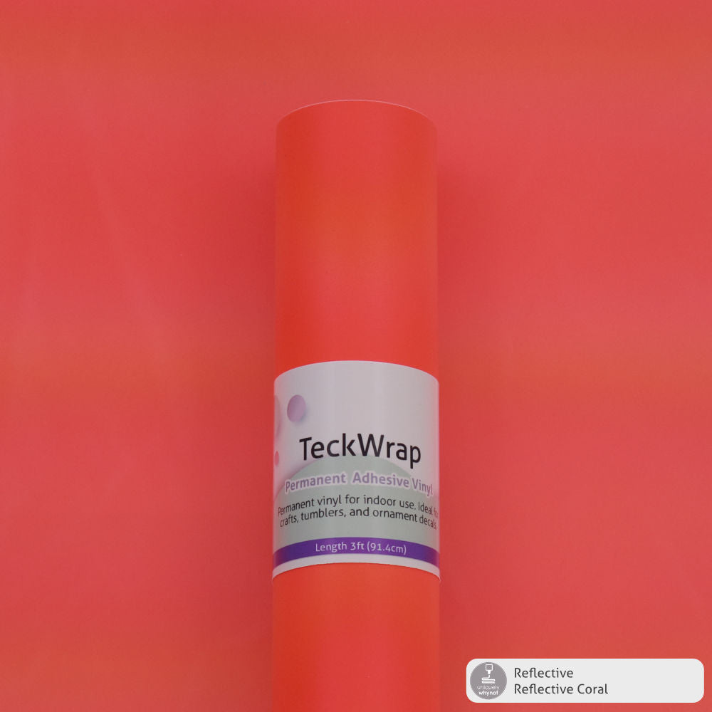 Reflective Permanent Adhesive Vinyl- TeckWrap - Uniquely Whynot Craft